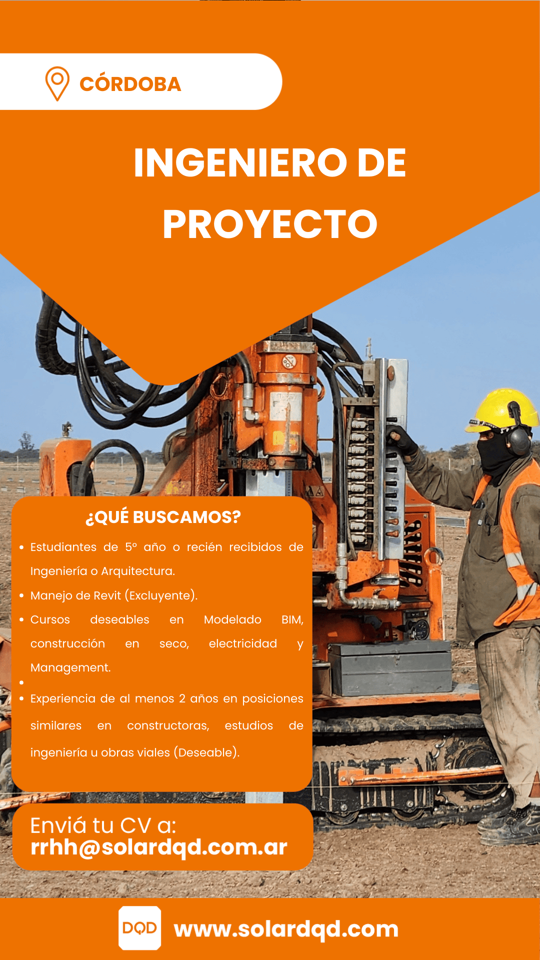 Ingeniero de Proyecto (1) – Portal SEU – Secretaría de Extensión ...